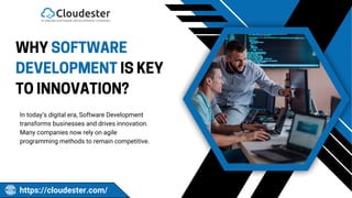 Why Software Development is Key to Innovation? | PPT