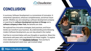 Why Software Development is Key to Innovation? | PPT