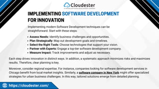 Why Software Development is Key to Innovation? | PPT