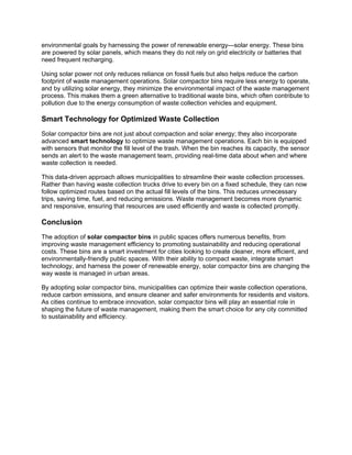 Why Solar Compactor Bins Are the Smart Choice for Public Spaces.docx