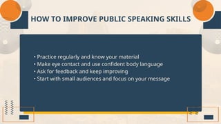 Why speaking confidently matters. WHY PUBLIC SPEAKING IMPORTANT | PPTX