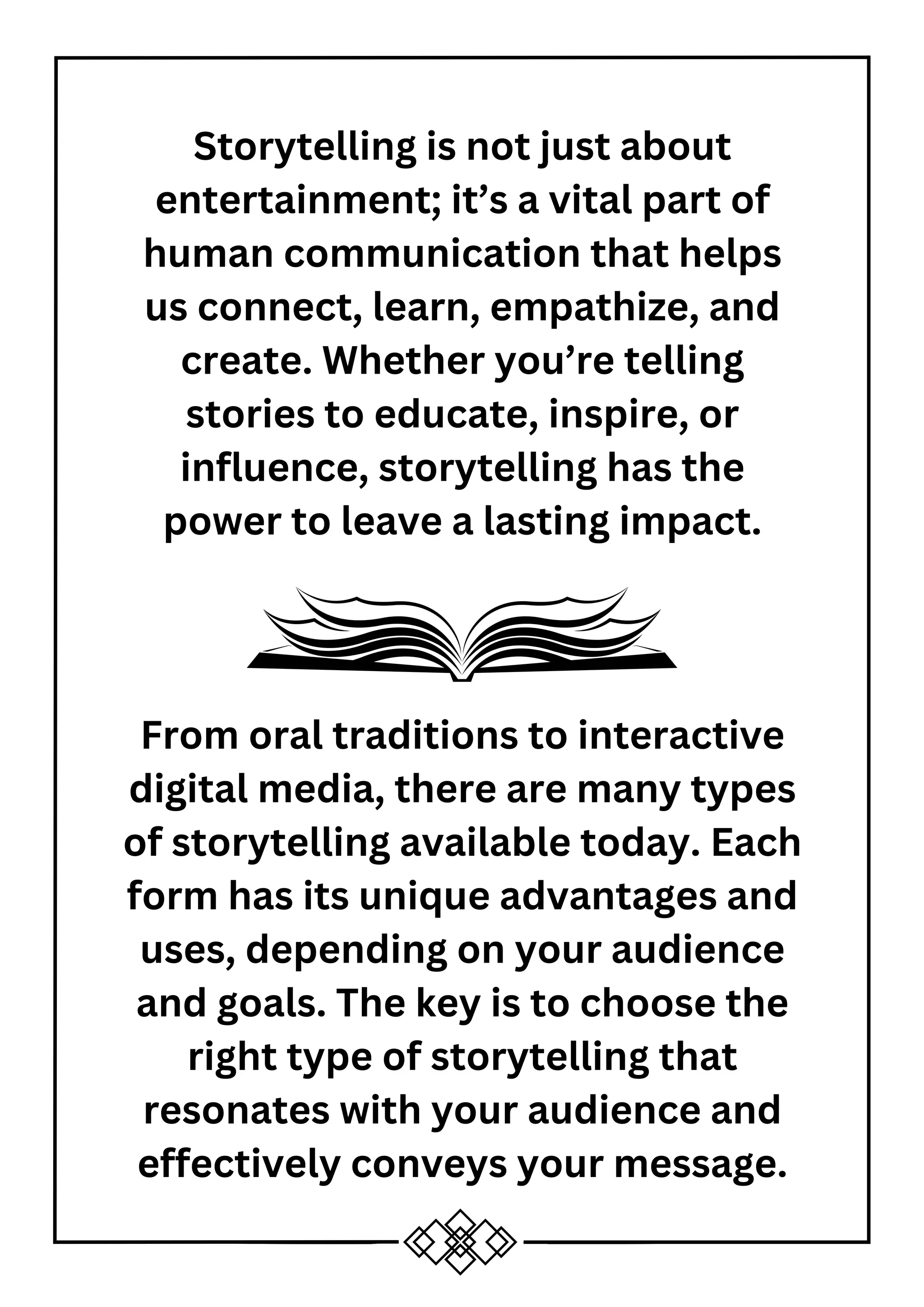 Why Storytelling is Important and Types of Storytelling.pdf