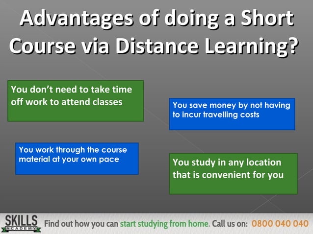 Why Study A Short Course? | PPT