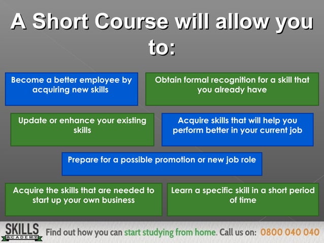Why Study A Short Course? | PPT