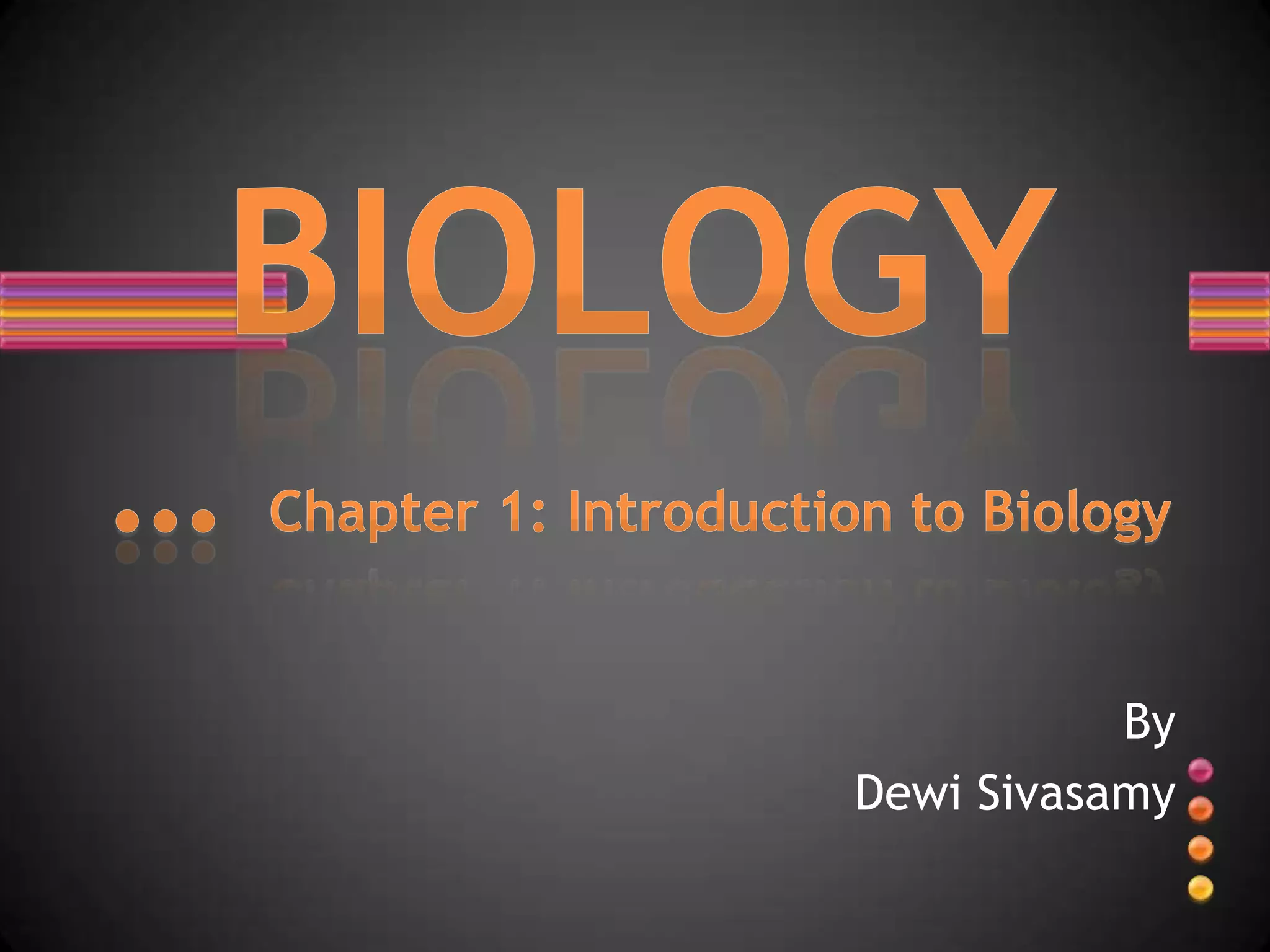 Why study bio | PPT