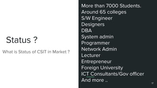 Why study bsc csit | PDF