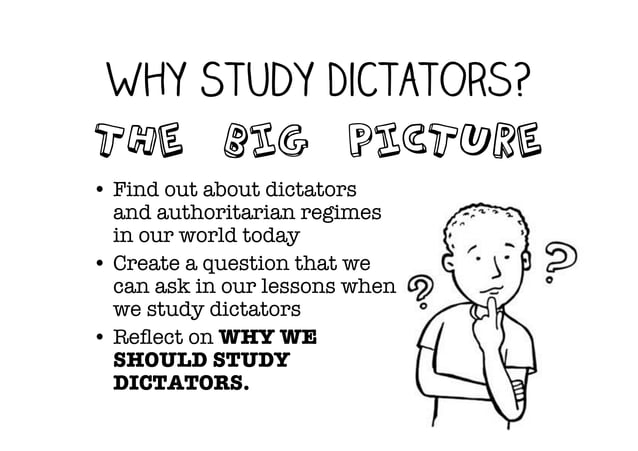 Why Study Dictators: Research Project | PDF