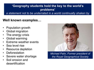 Why study geography | PPTX