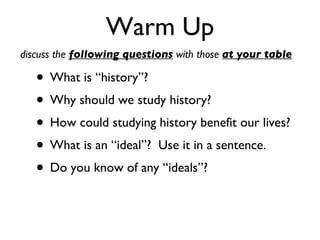 Why Study History | PPT