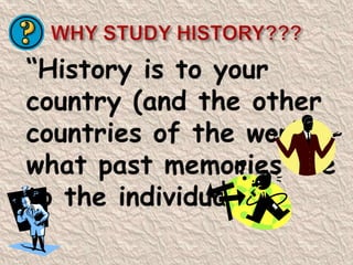 Why Study History | PPTX