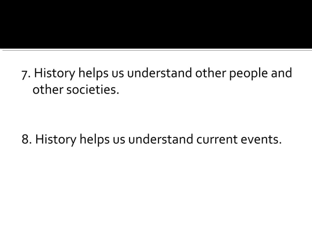 Why study history 2 | PPT