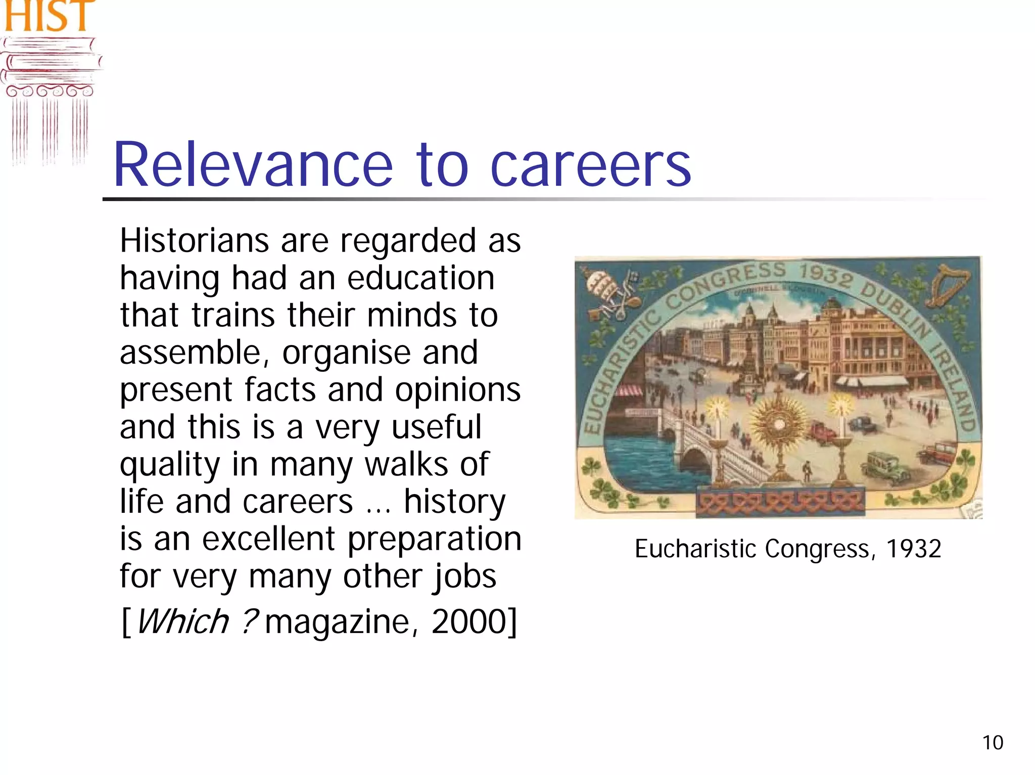 Why study history ppt | PDF