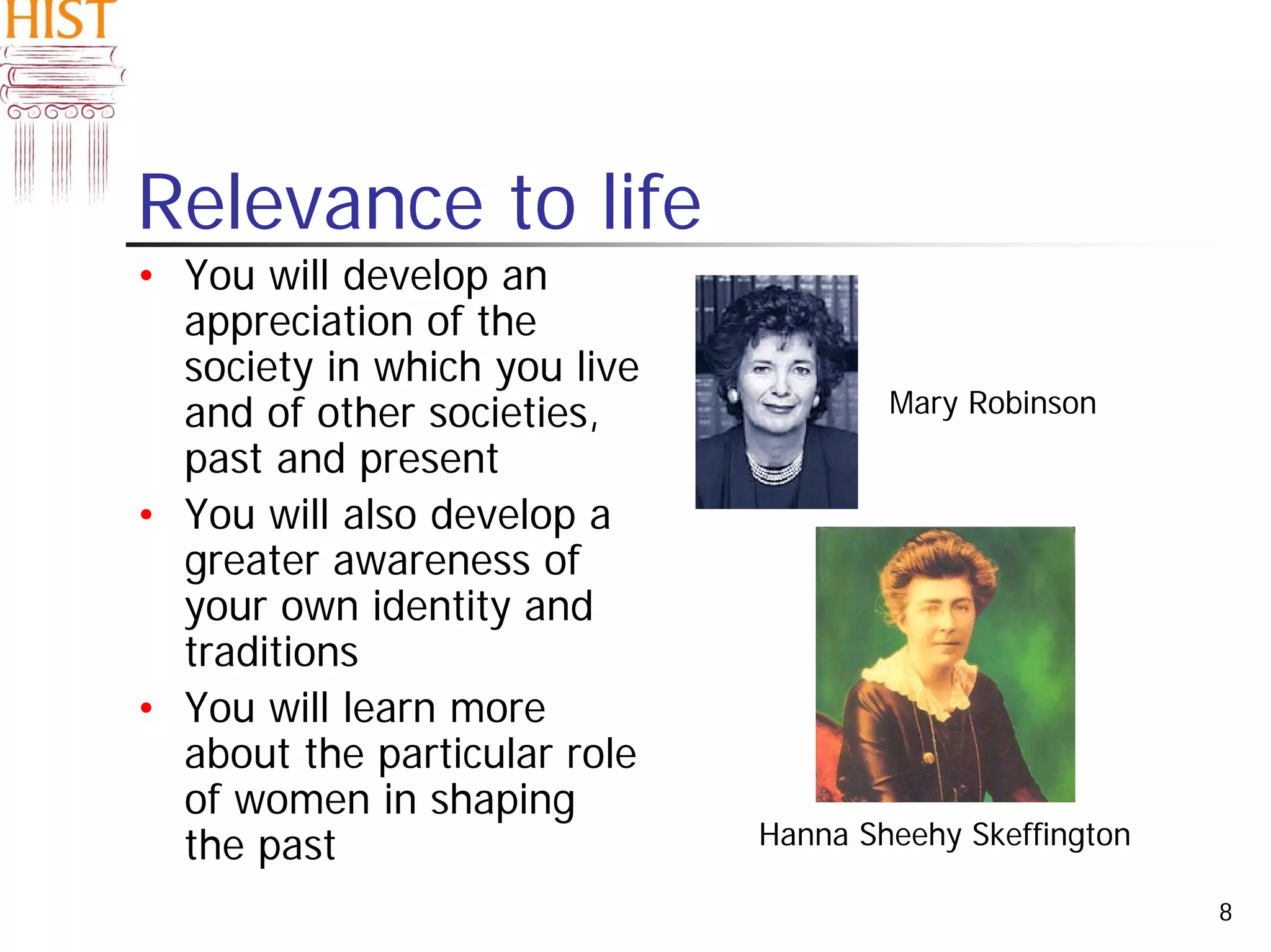 Why study history ppt | PDF