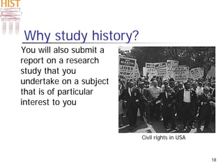 Why study history ppt | PDF