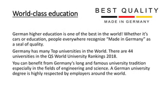 Why study in germay | PPT