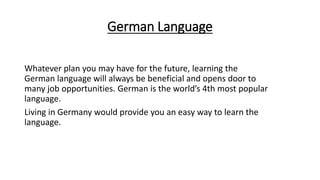 Why study in germay | PPT