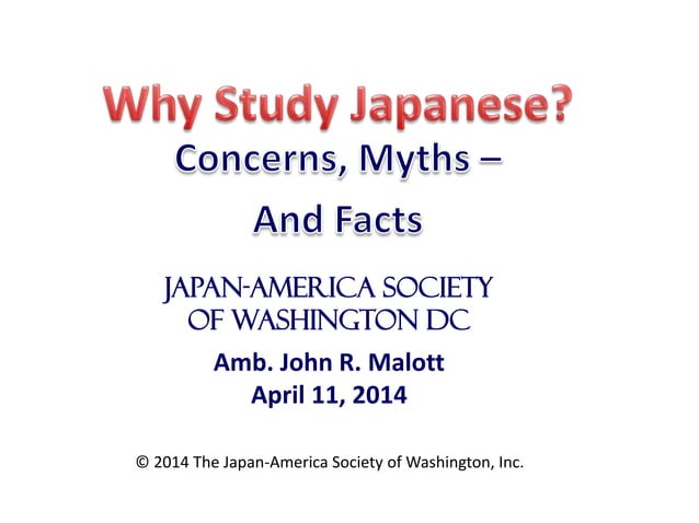 Why Study Japanese | PPTX