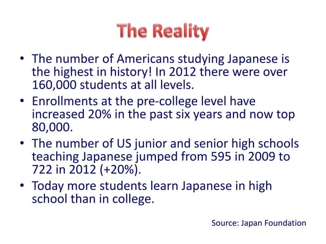 Why Study Japanese | PPTX