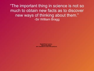 Why Study Science | PPT