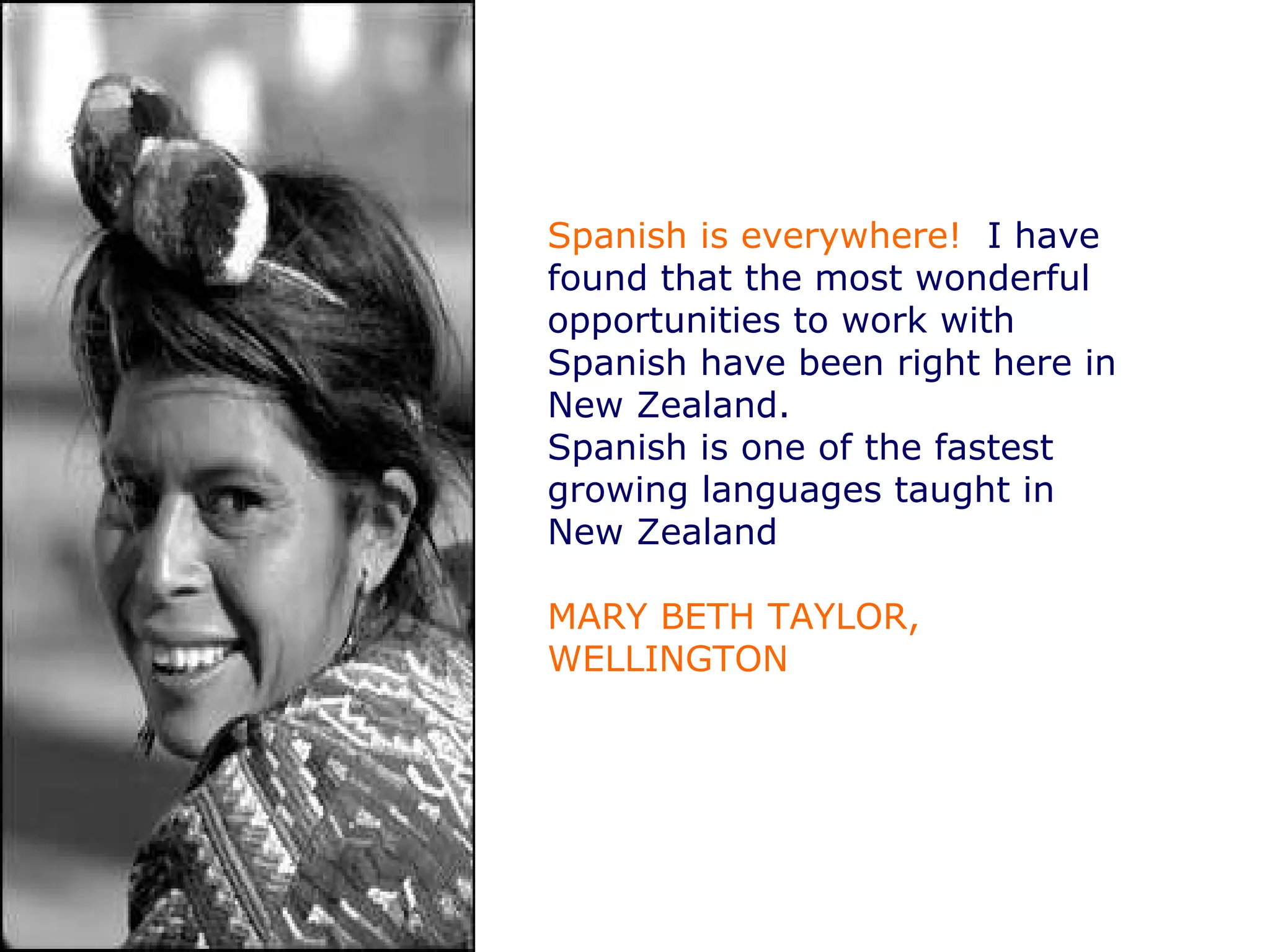 Why study spanish | PPT