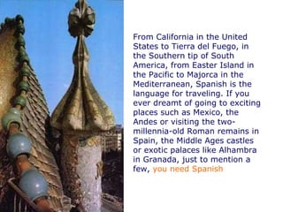 Why study spanish | PPT