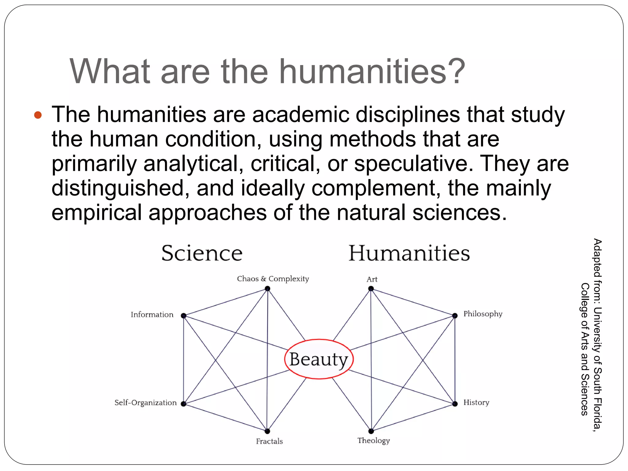 Why study the humanities? | PPTX