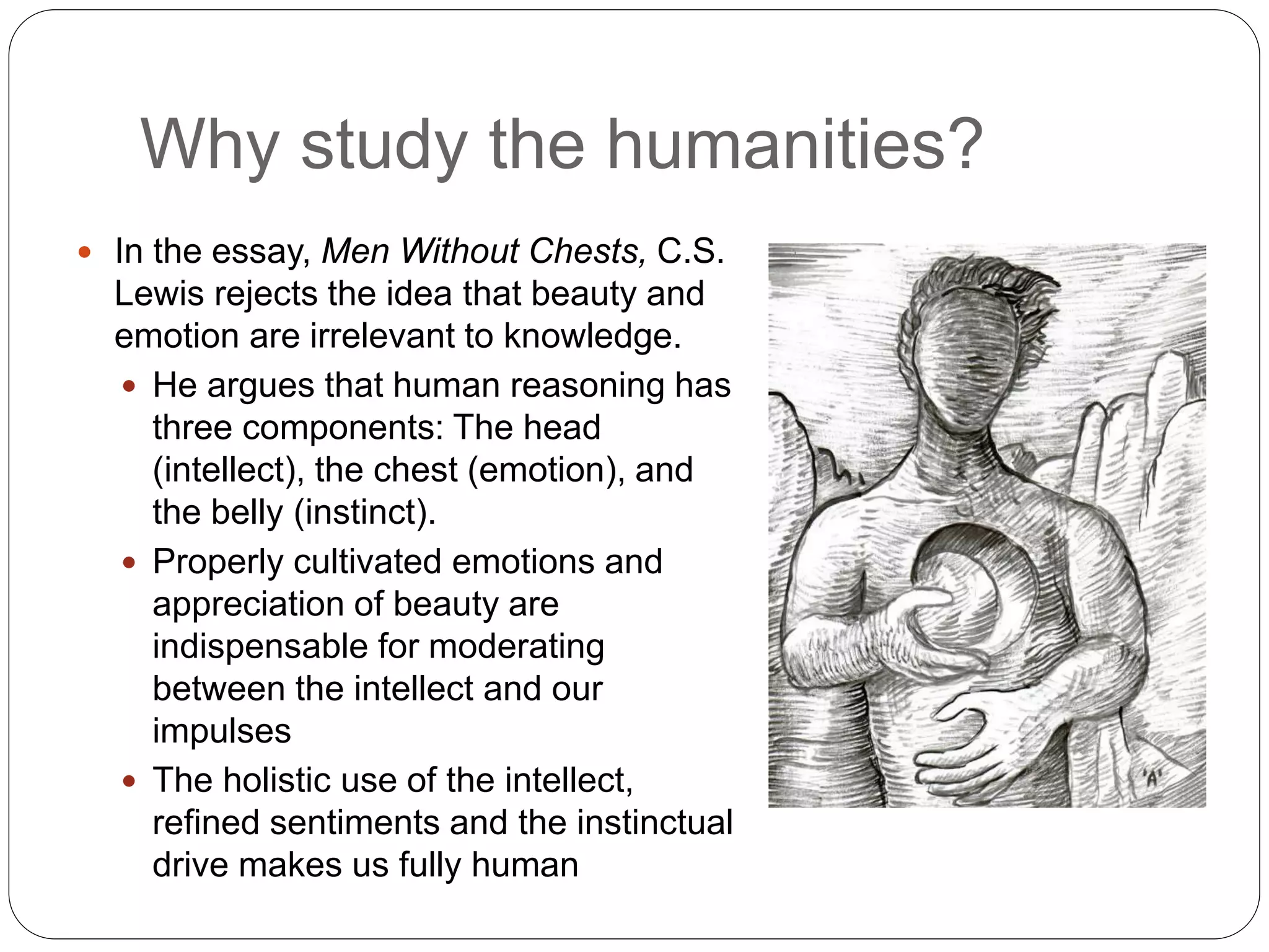 Why study the humanities? | PPTX