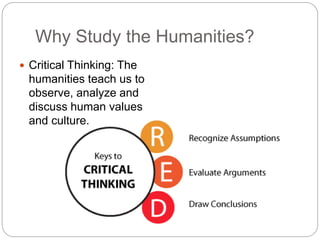 Why study the humanities? | PPTX