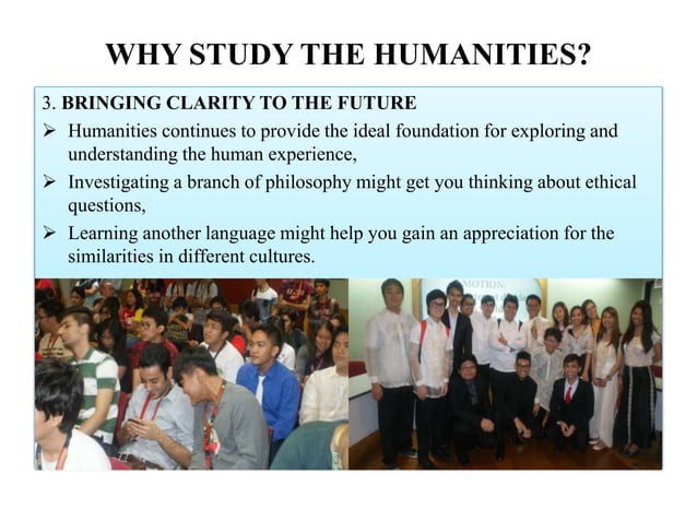 Why study the humanities | PPTX