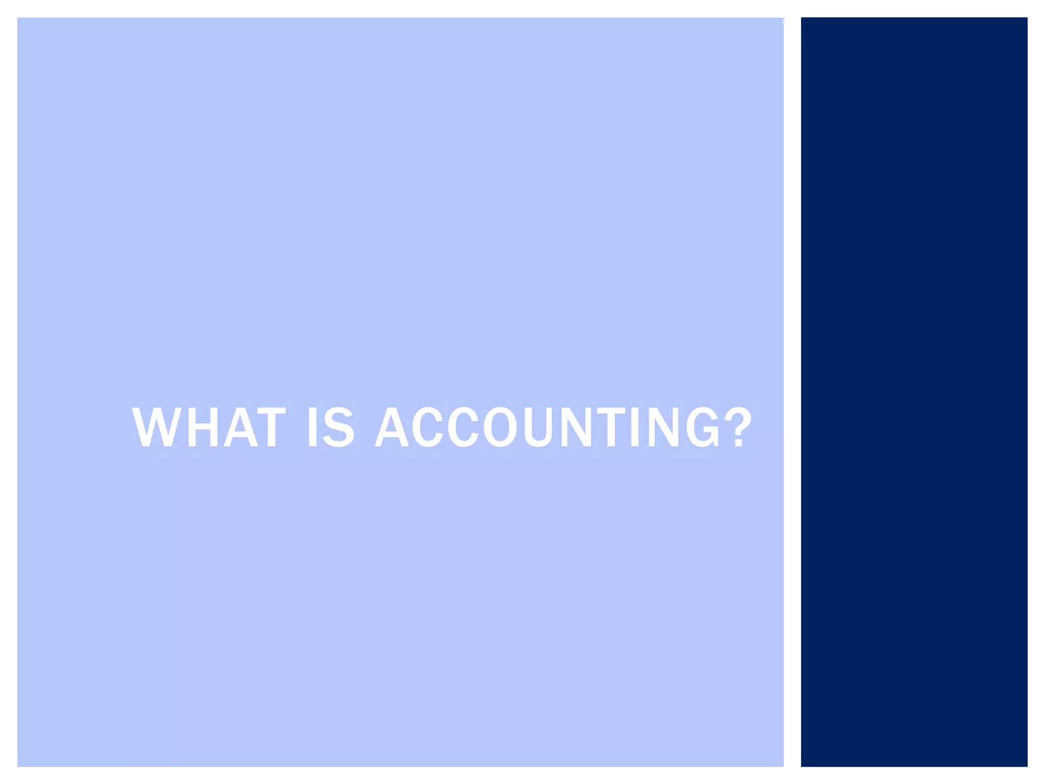 Why Study VCE Accounting | PPTX | Business Accounting & Finance | Business