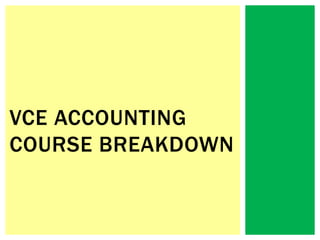 Why study VCE Accounting? | PPT