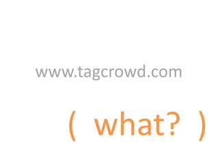 How tagcrowd will help you | PPT | Free Download