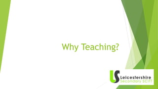 Why teaching... why and how! | PPT
