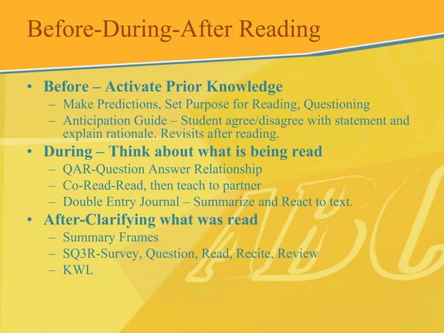 Why teach reading in the content areas | PDF