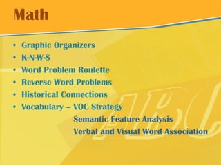 Why teach reading in the content areas | PDF