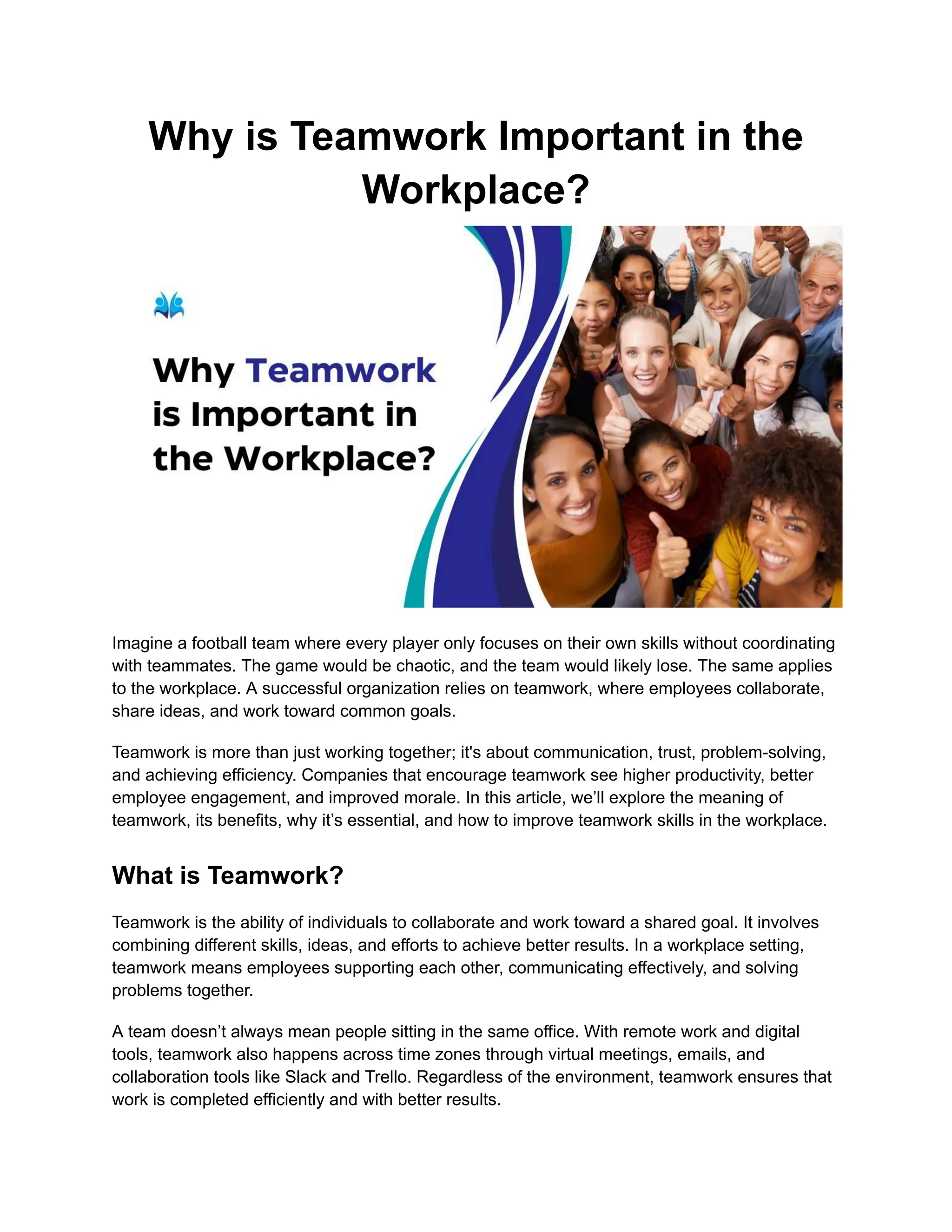 Why Teamwork is Important in the Workplace.pdf