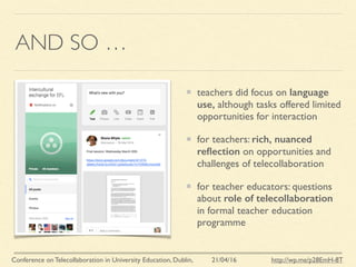 Telecollaboration for language learning in secondary schools | PDF