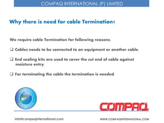Why there is need for cable Jointing ? | PDF