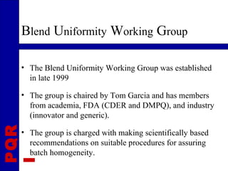 Why test blend uniformity | PPT