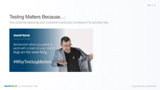 Why Testing Matters | PPT
