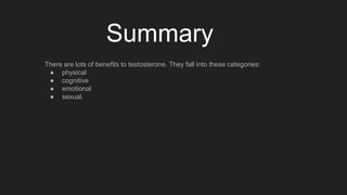 Why testosterone is important | PPT