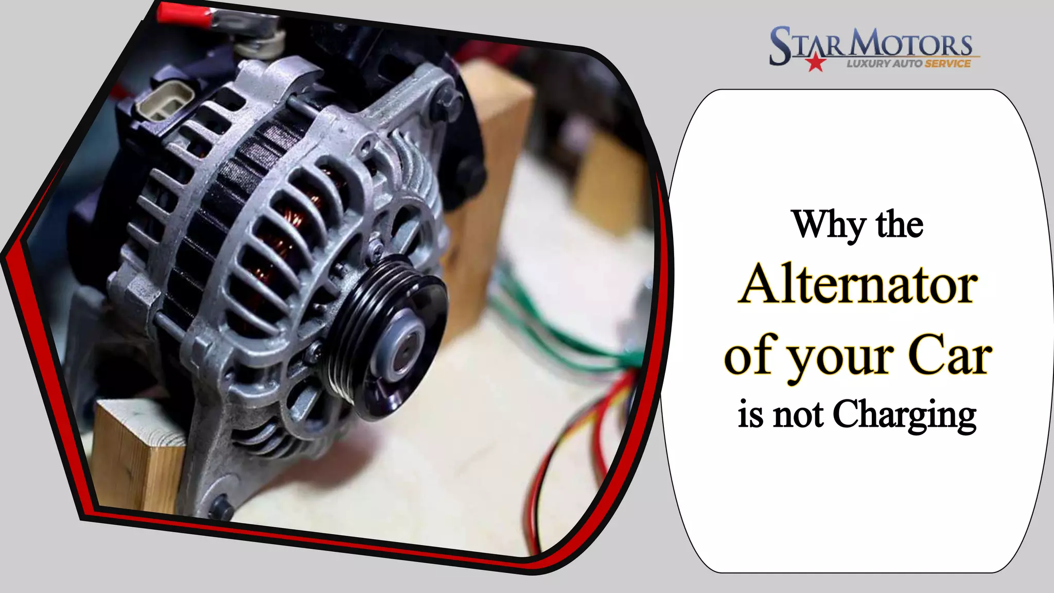 Why the Alternator of your Car is not Charging | PPTX