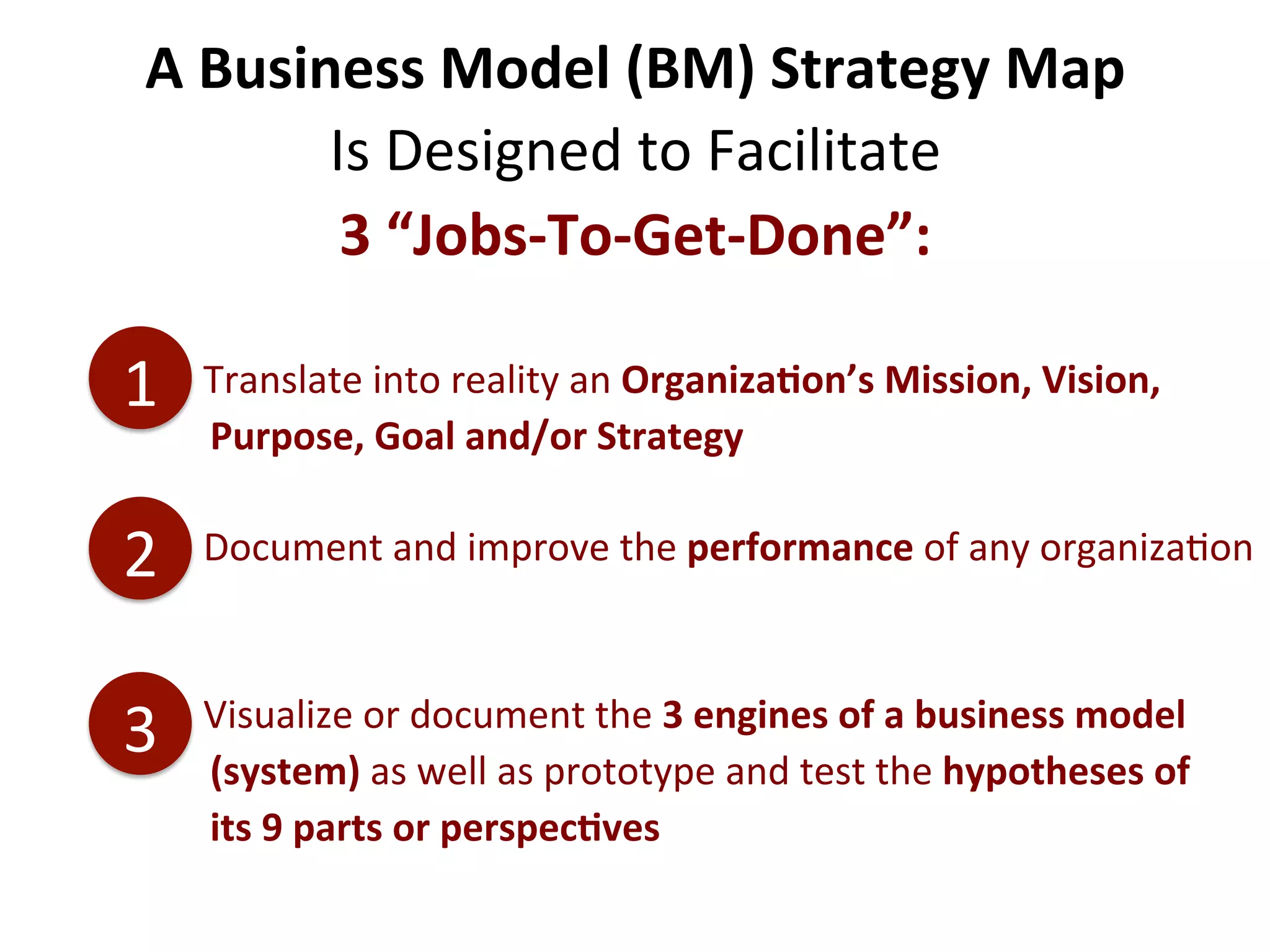 Why the Balanced Scorecard is Good but Not Great: The BUSINESS MODEL ...