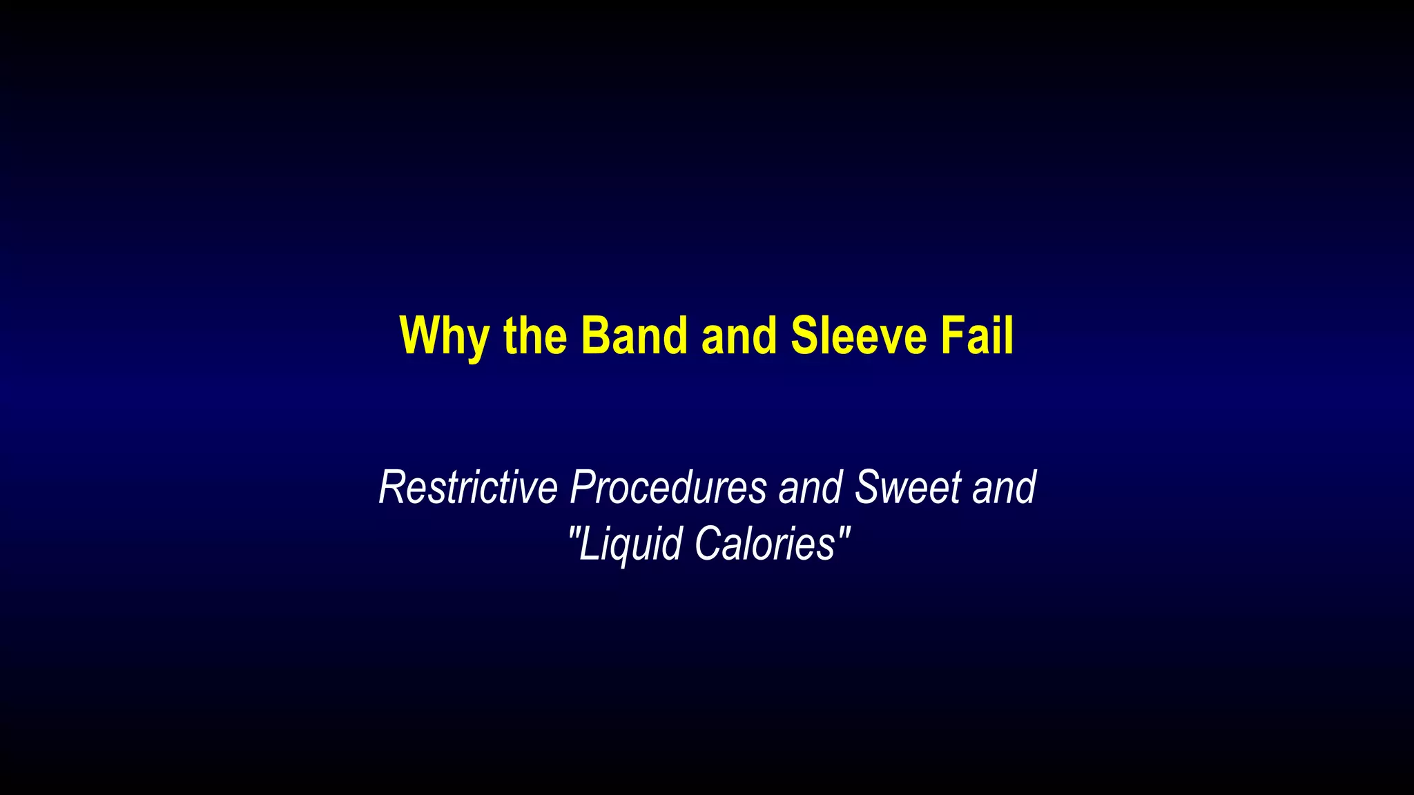 Why the band and sleeve fail | PPT