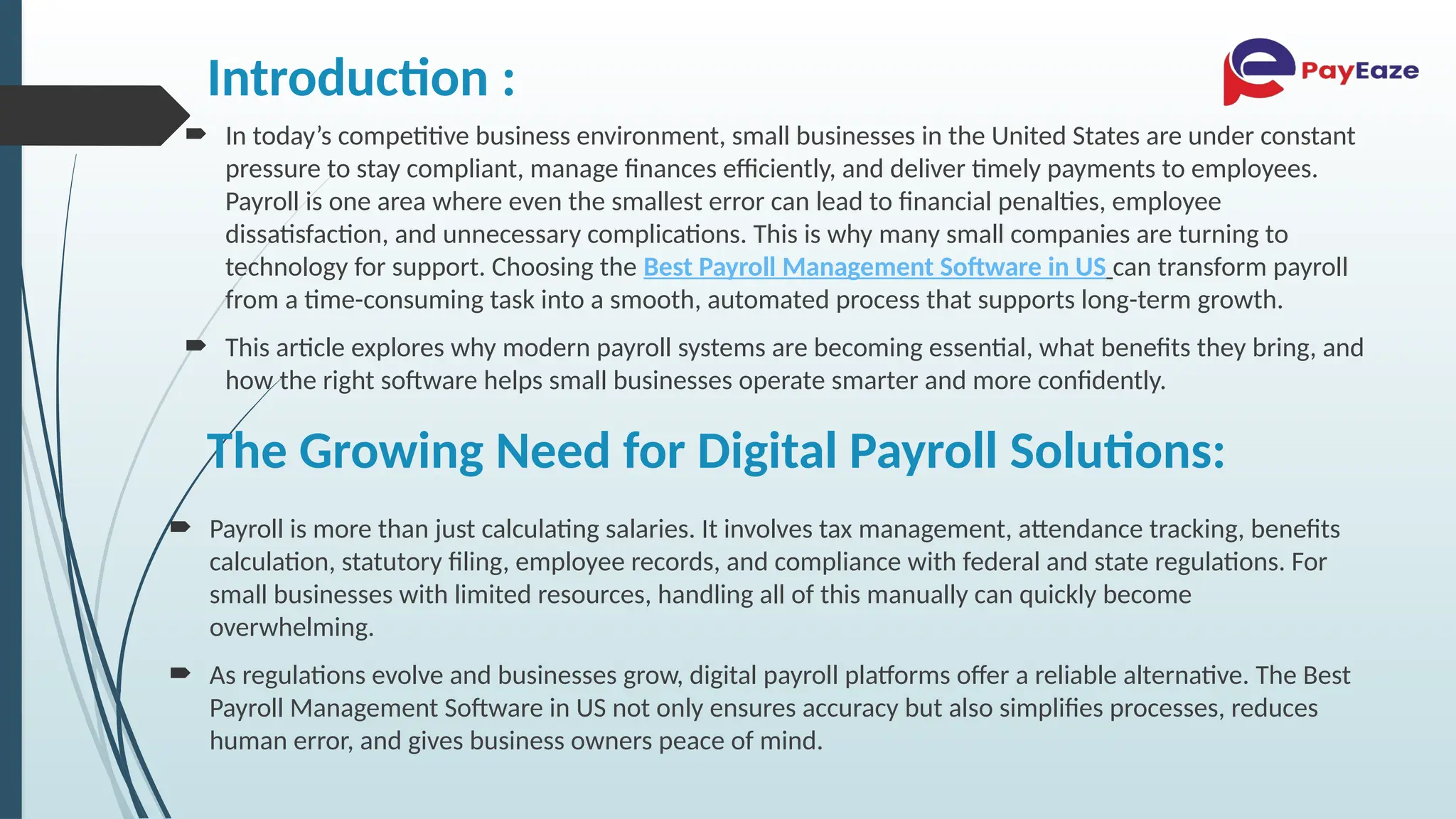 Why the Best Payroll Management Software in US Matters for Small ...