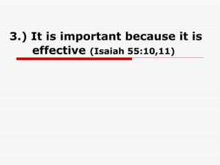 Why the bible is important | PPT
