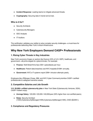 Why the CompTIA CASP+ Certification is Your Gateway to Cybersecurity Success in New York.docx