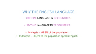 WHY THE ENGLISH LANGUAGE IMPORTANT FOR STUDENTS | PPT