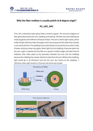 Why the fiber endface is usually polish at 8-degree angle.pdf