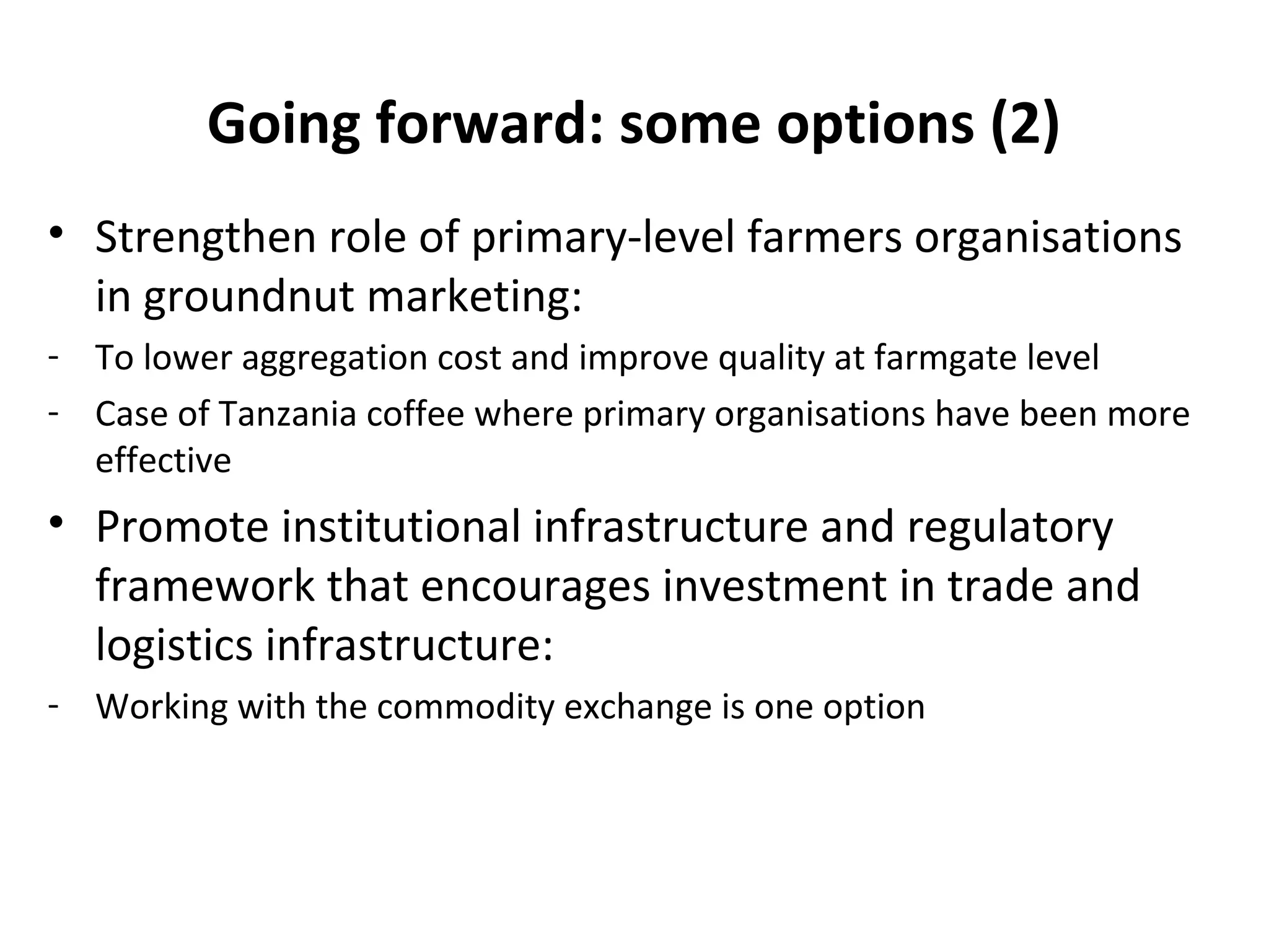 Why the groundnut value chain in malawi | PPT
